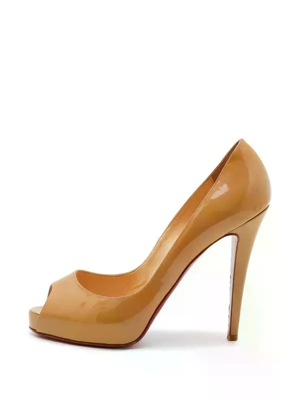 CHRISTIAN LOUBOUTIN Very Prive Platform Pumps - Neutrals