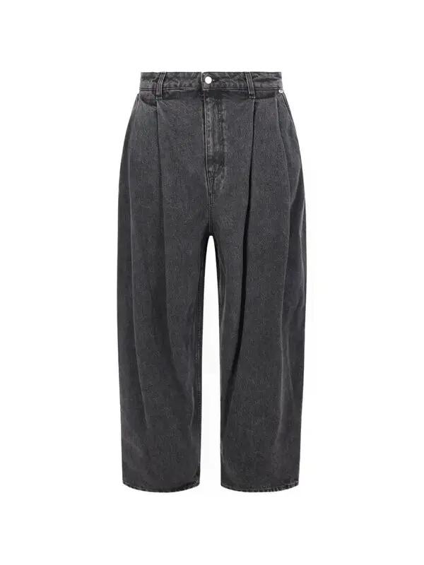 HED MAYNER Pleated Wide-leg Jeans