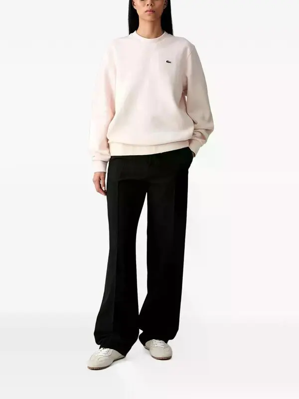Lacoste Logo-patch Crew-neck Sweatshirt