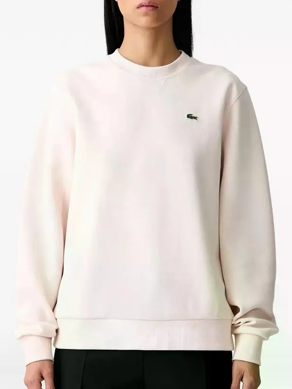 Lacoste Logo-patch Crew-neck Sweatshirt