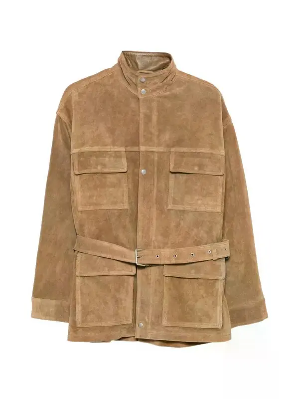ARMA Belted Suede Jacket