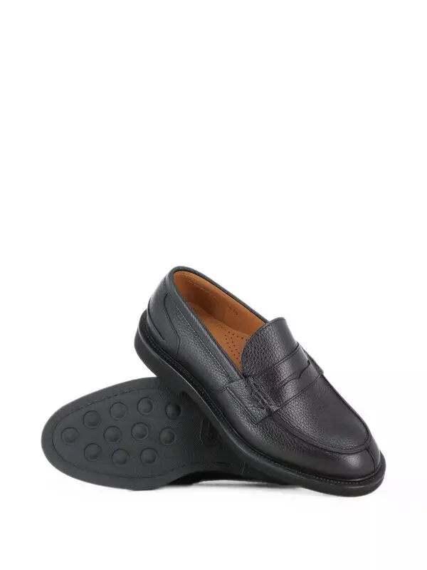 TASSINARI Pebble-leather Loafers