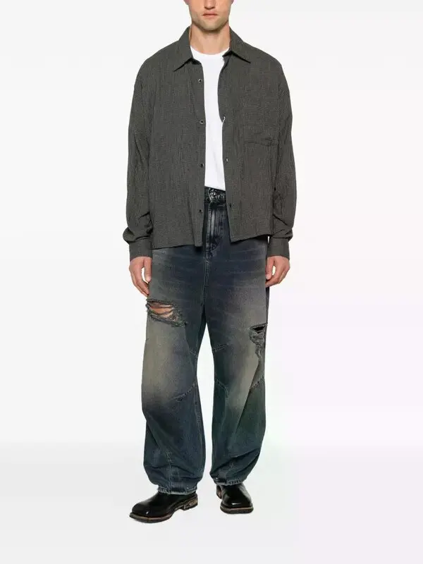 PDF Distressed Panelled Jeans