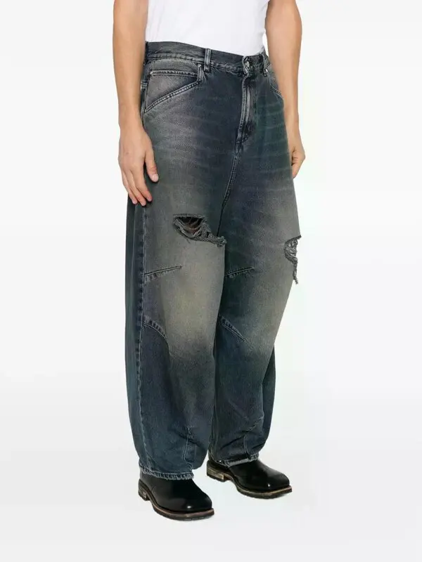PDF Distressed Panelled Jeans