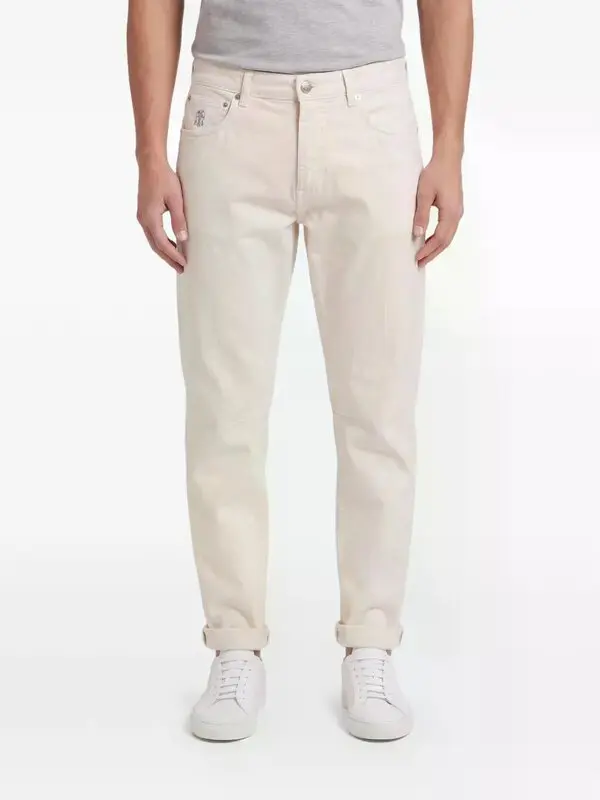 Brunello Cucinelli Five-pocket Lightweight Jeans - Neutrals