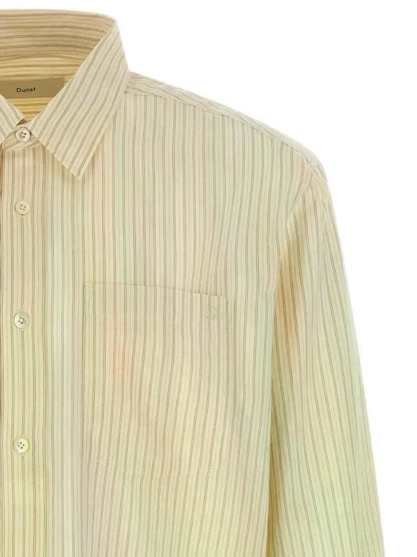 DUNST Striped Cotton Shirt