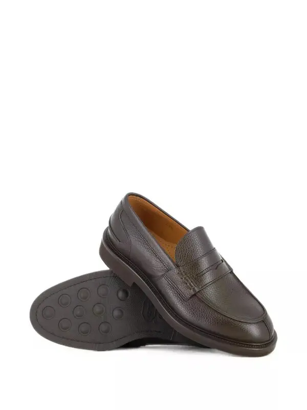 TASSINARI Grain-leather Penny Loafers