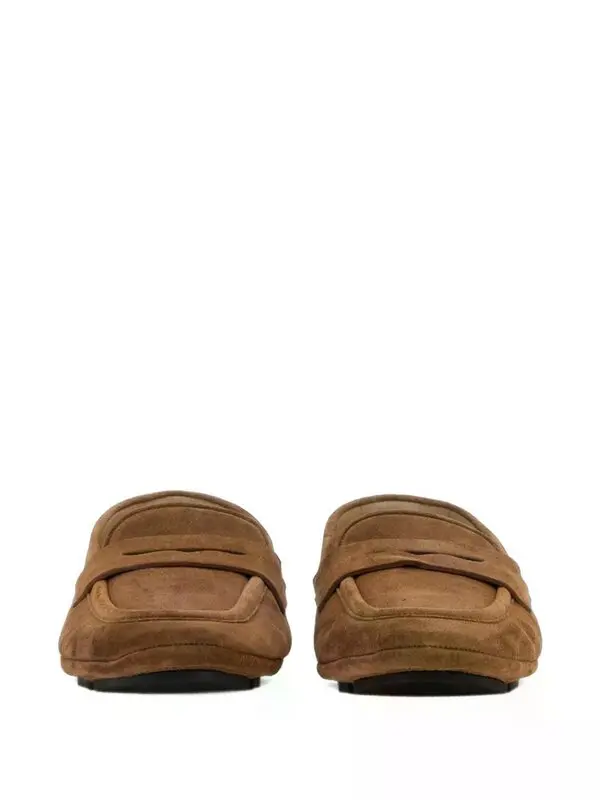 Dolce & Gabbana Dg Logo Suede Loafers