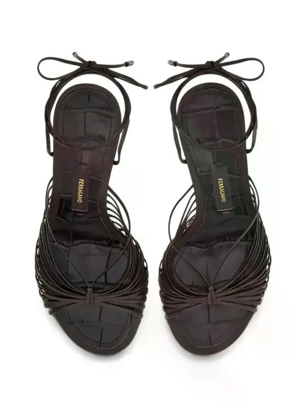 FERRAGAMO Strappy Ankle-tie Sandals