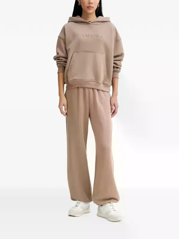 LA MANIA Axel Logo-embroidered Elasticated Track Pants