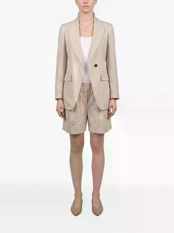 Brunello Cucinelli Striped Tailored Suit