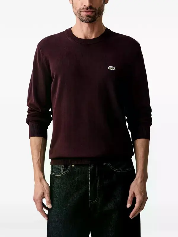 Lacoste Logo-patch Crew-neck Sweater