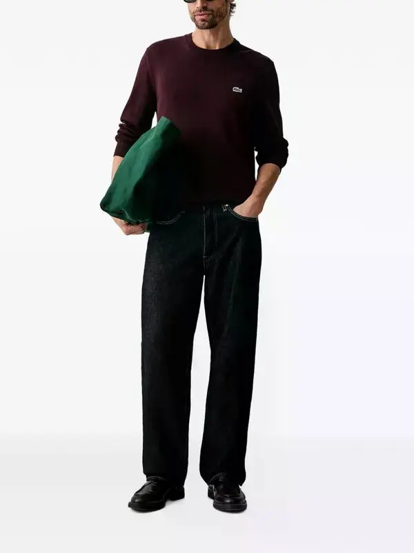 Lacoste Logo-patch Crew-neck Sweater