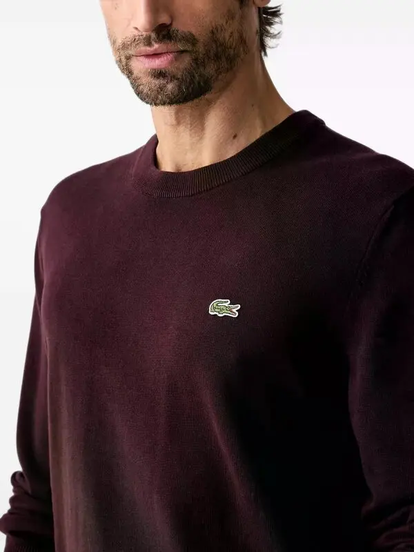Lacoste Logo-patch Crew-neck Sweater