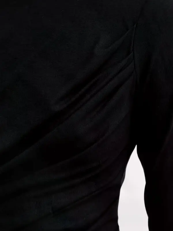 LA MANIA Enza Off-shoulder Draped Top