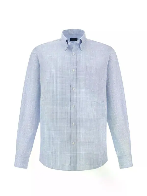 Paul & Shark Prince Of Wales Cotton Shirt