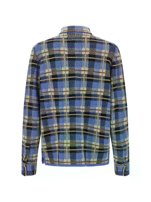 Guest In Residence Plaid Cashmere Shirt