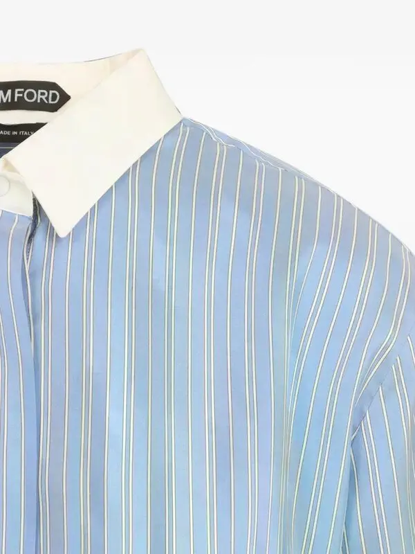 TOM FORD Striped Silk Shirt