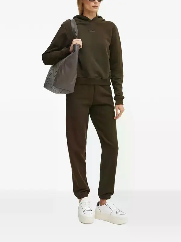 LA MANIA Rico Logo-print Track Pants - Brown
