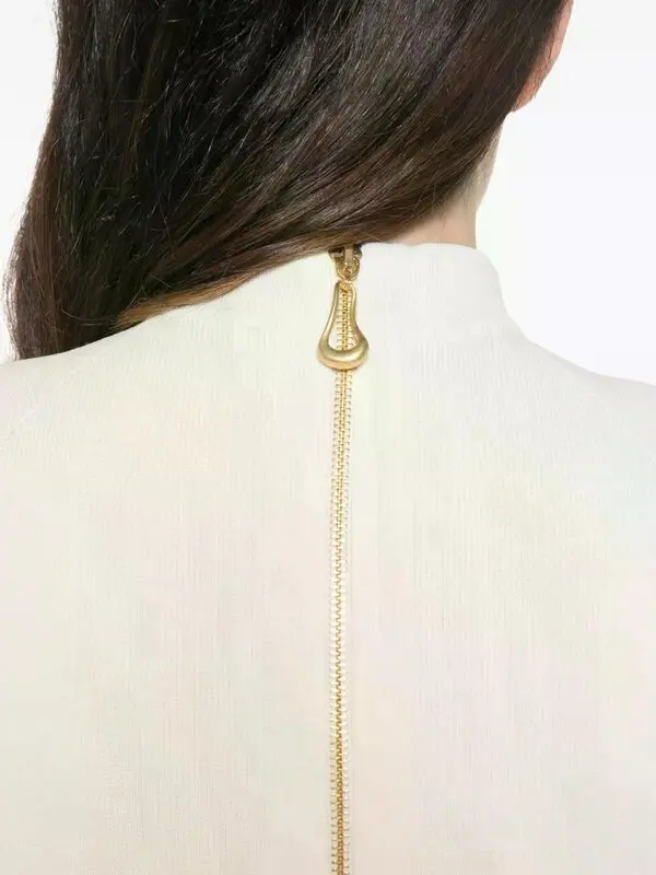 Aje Elodi Bubble-hem Mini Dress - Neutrals