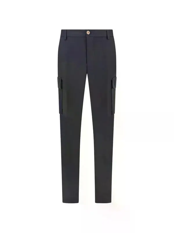 Paul & Shark Lucca Virgin Wool Cargo Straight-leg Trousers