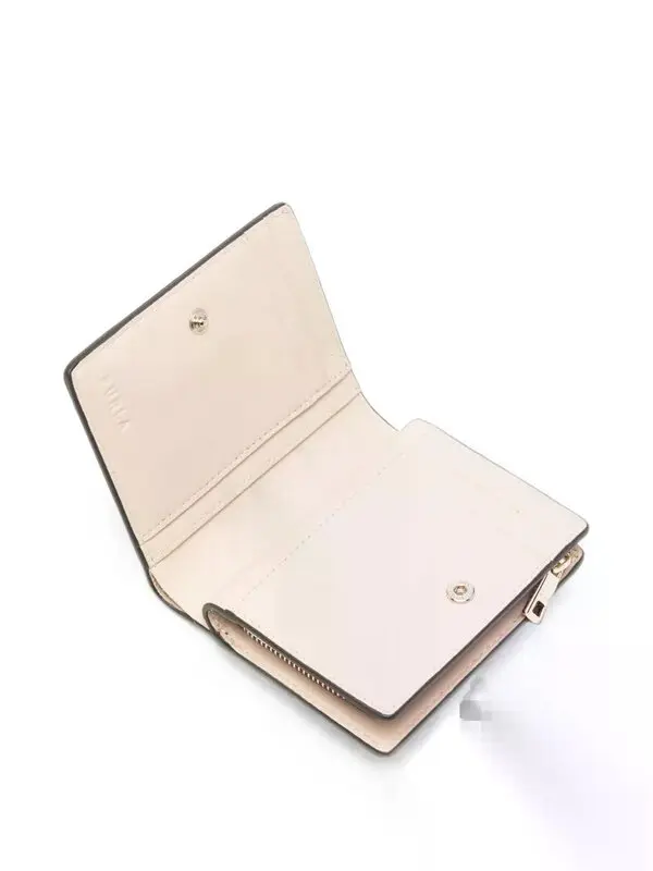 Furla Logo-plaque Pebbled-leather Wallet