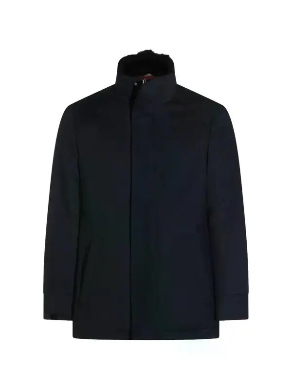 MONTECORE High-neck Single-breasted Coat