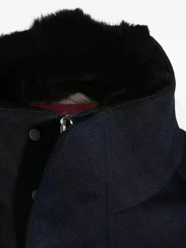 MONTECORE High-neck Single-breasted Coat