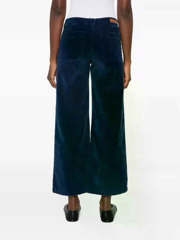 FIVE JEANS Lucia Corduroy Cropped Palazzo Pants