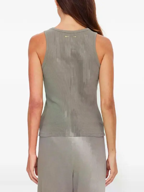 The Upside Bangalow Ribbed Tank Top - Grey