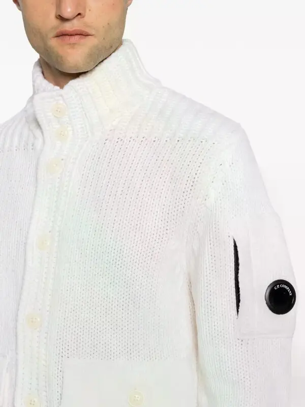 C.P. COMPANY Lens Lambswool Sweater