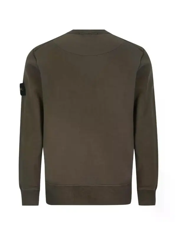 Stone Island Logo-patch Raglan-sleeve Sweatshirt