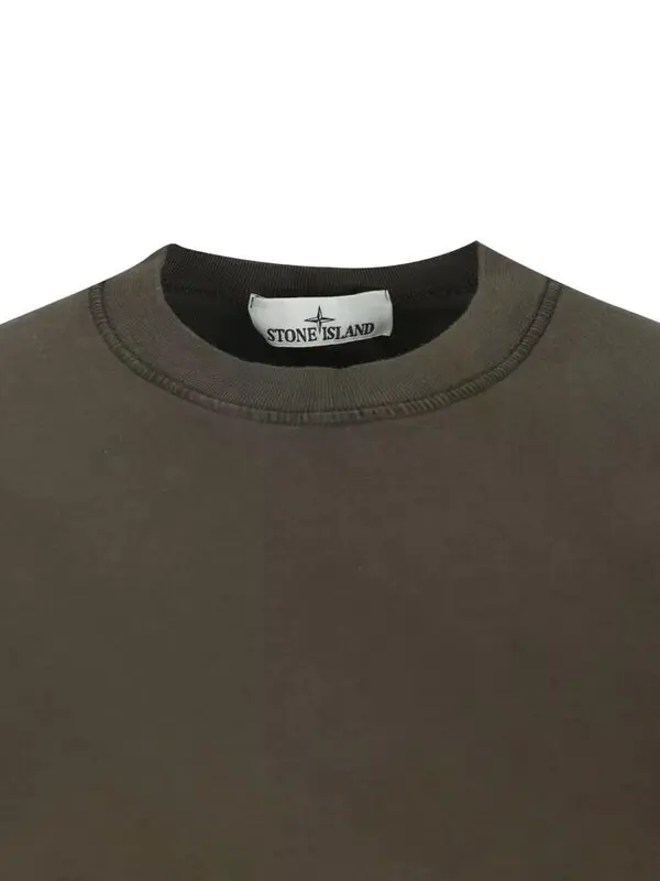 Stone Island Logo-patch Raglan-sleeve Sweatshirt