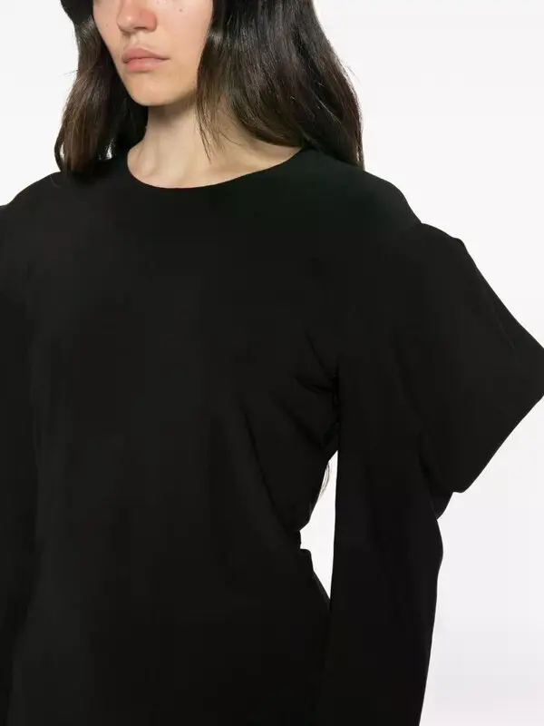 Norma Kamali Wing Sleeve Mini Dress