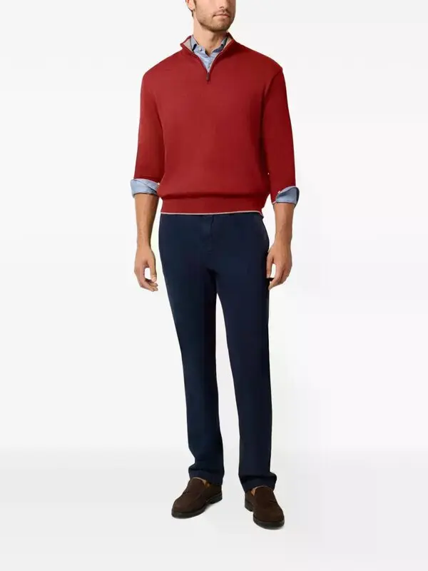 Paul & Shark Piuma Half-zip Sweater - Red