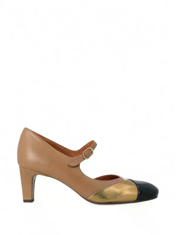 Chie Mihara Fyasa Colour-block Leather Pumps - Neutrals