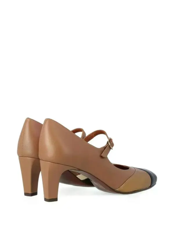 Chie Mihara Fyasa Colour-block Leather Pumps - Neutrals