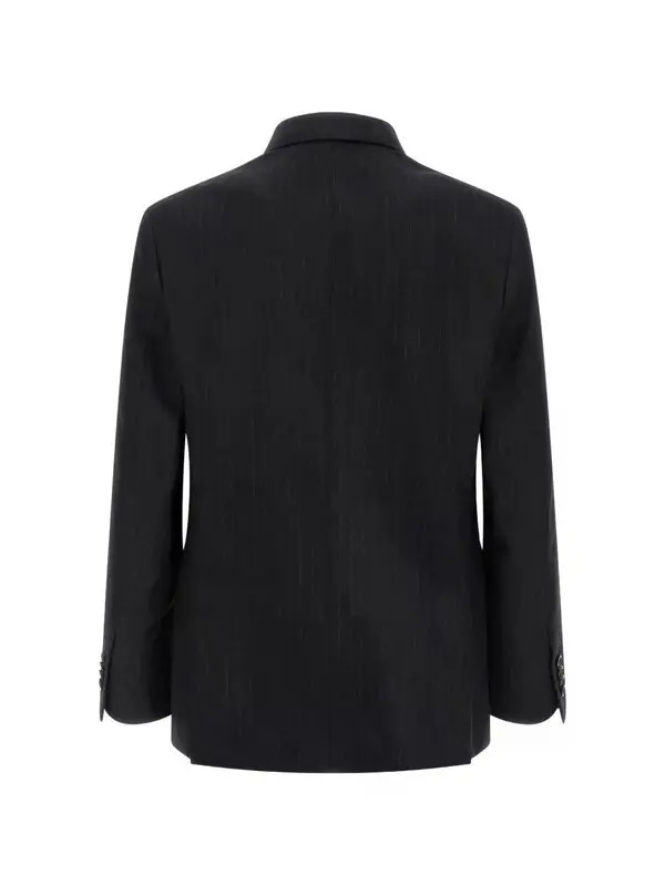 LARDINI Pinstripe Double-breasted Suit