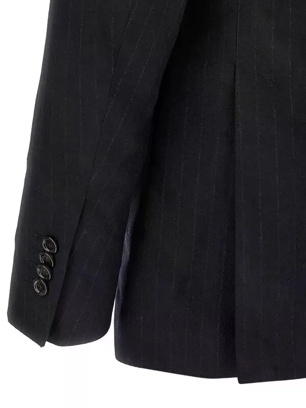 LARDINI Pinstripe Double-breasted Suit