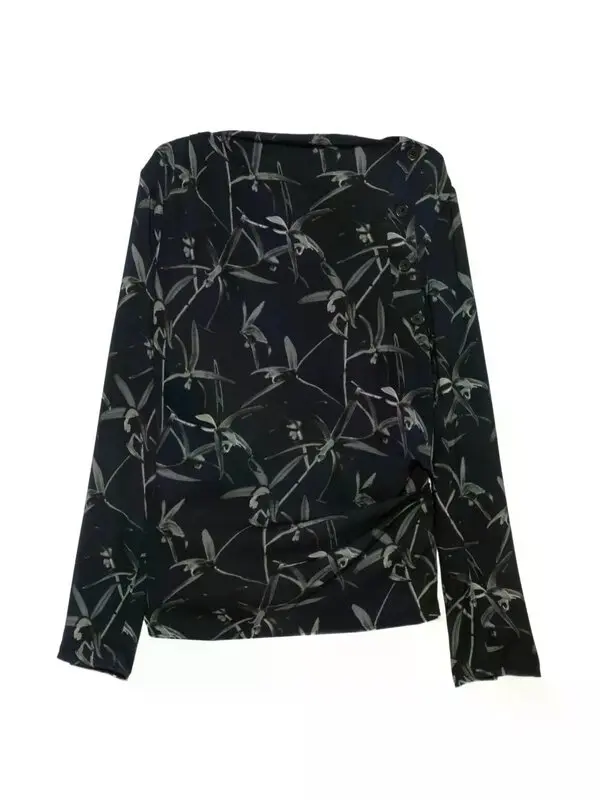Proenza Schouler Floral-print Button-detail Top