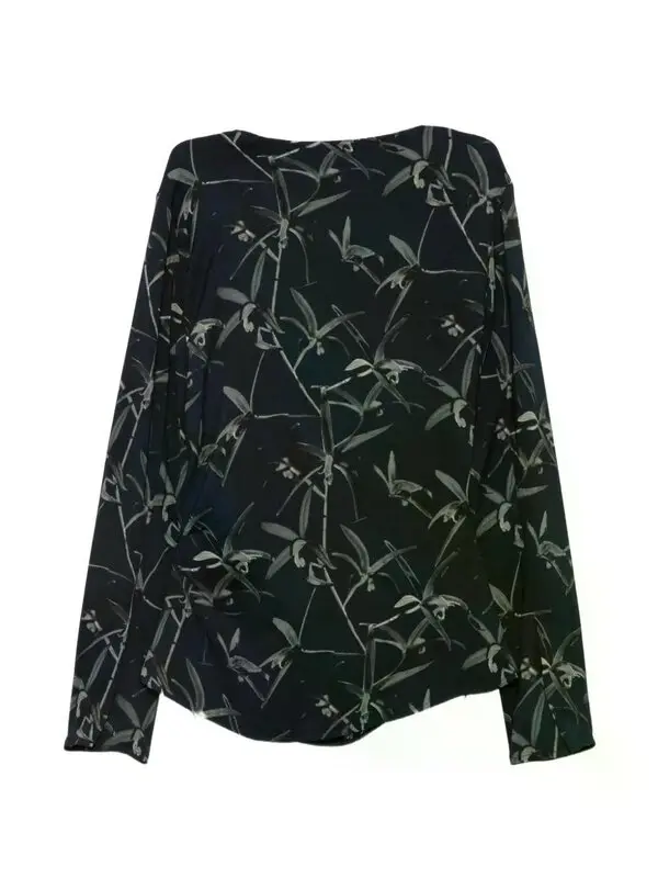 Proenza Schouler Floral-print Button-detail Top