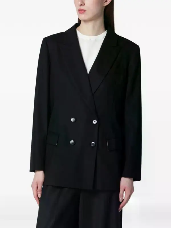 VITOVI Double-breasted Silk Jacket