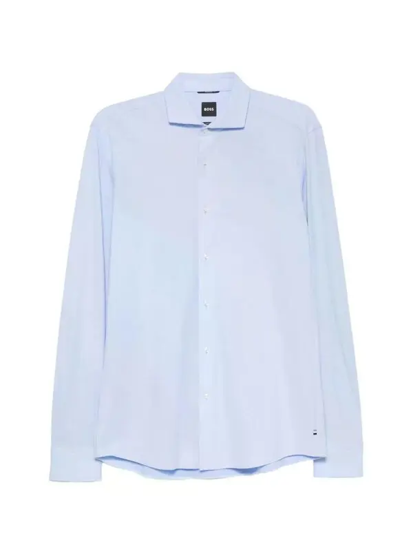 BOSS Spread-collar Long-sleeve Shirt