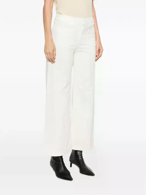 FIVE JEANS Wide-leg Patch-pocket Trousers
