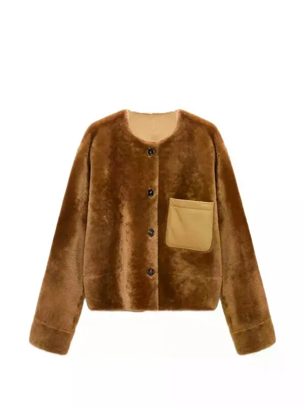 Dorothee Schumacher Soft Touch Shearling Jacket
