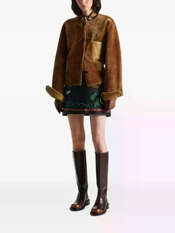 Dorothee Schumacher Soft Touch Shearling Jacket