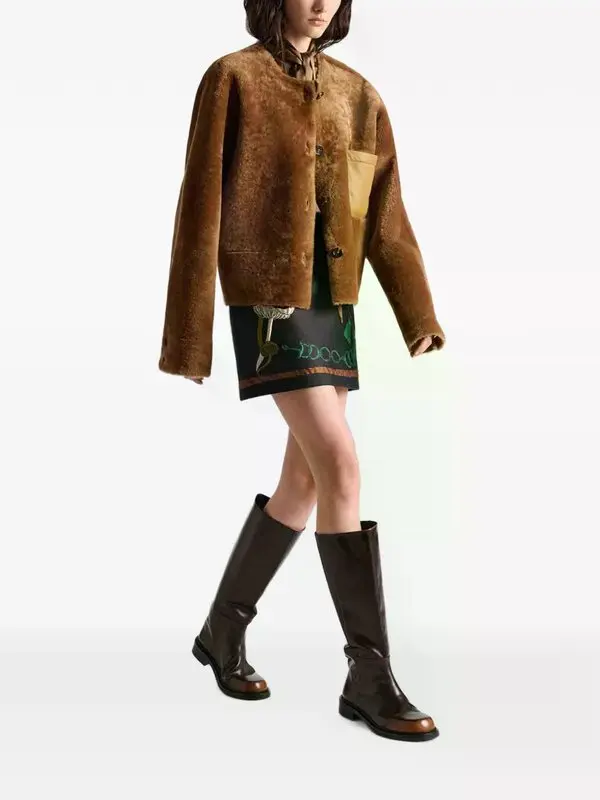 Dorothee Schumacher Soft Touch Shearling Jacket