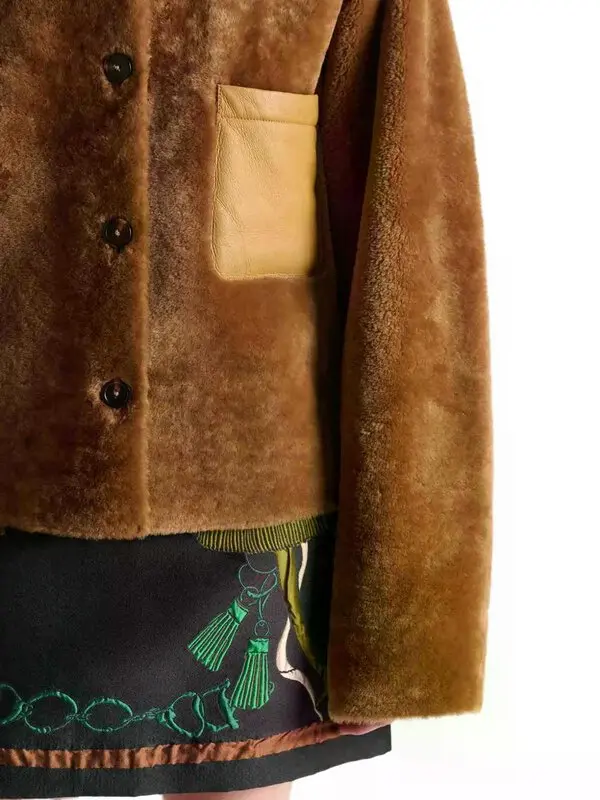 Dorothee Schumacher Soft Touch Shearling Jacket