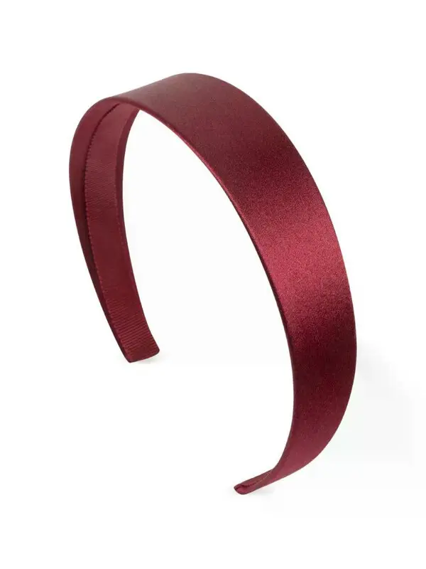 JENNIFER BEHR Lydia Silk-satin Headband - Red