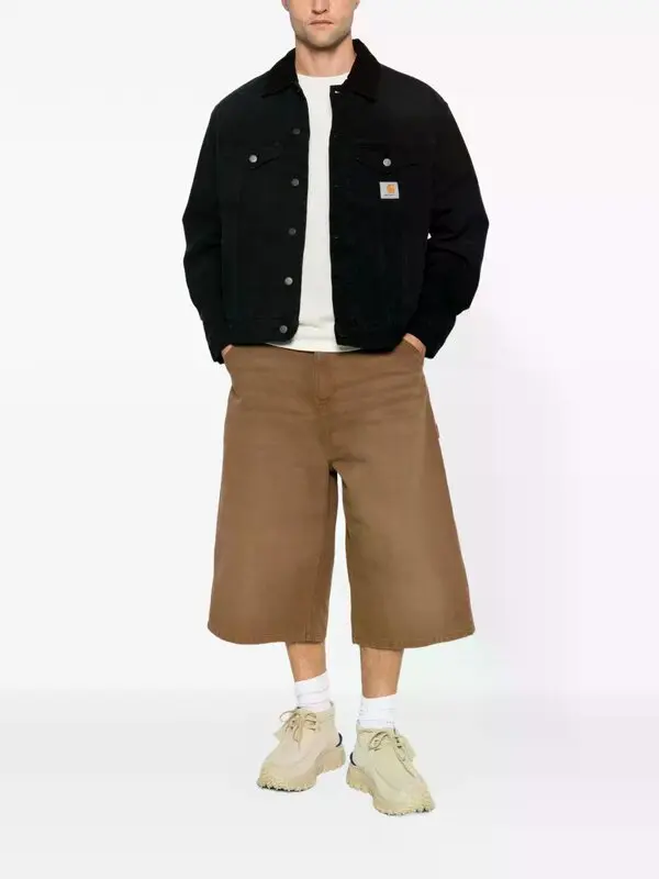 Carhartt Work In Progress Stone Canvas Og Trucker Jacket